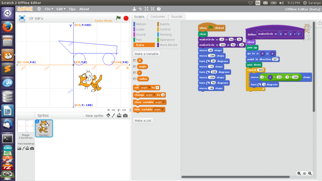 My first experience with scratch – C3STREAM Land Designs