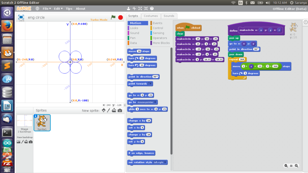My first experience with scratch – C3STREAM Land Designs