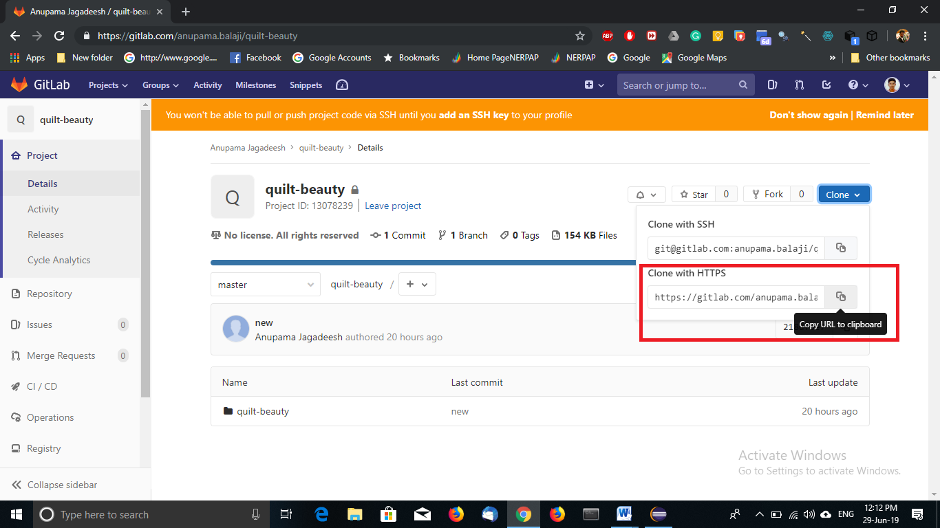 How to use Git in Eclipse(Cloning a respiratory) – C3STREAM Land Designs